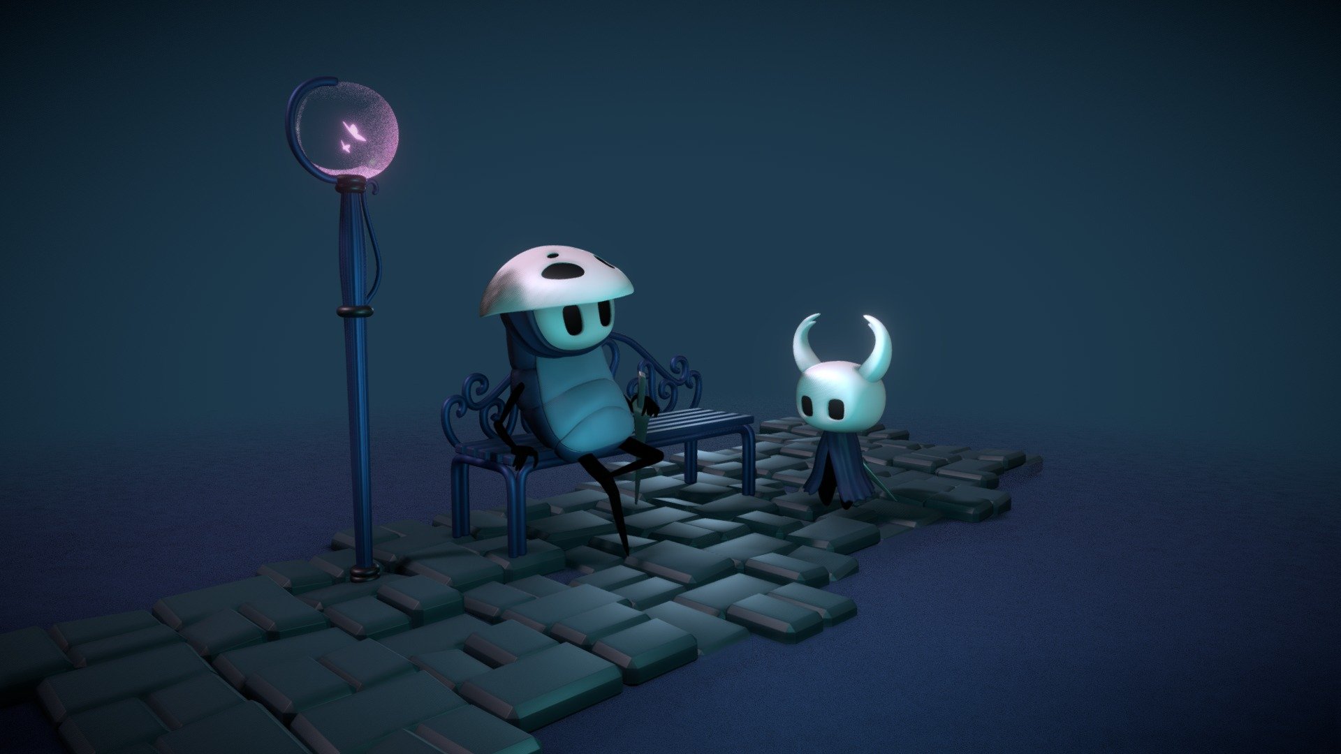 Quirrel (HOLLOW KNIGTH fanart) - 3D model by Lucas.Melo [d25fc53 ...