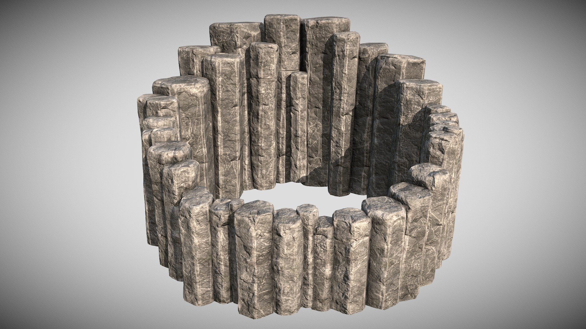 Aerondight Cave - Basalt Slabs - Inner Circle - 3D model by WelcomeMatt ...