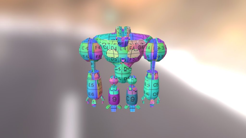Robot Complete UV - 3D model by RiverKawa (@MaritesArmstrong) [d262a36 ...