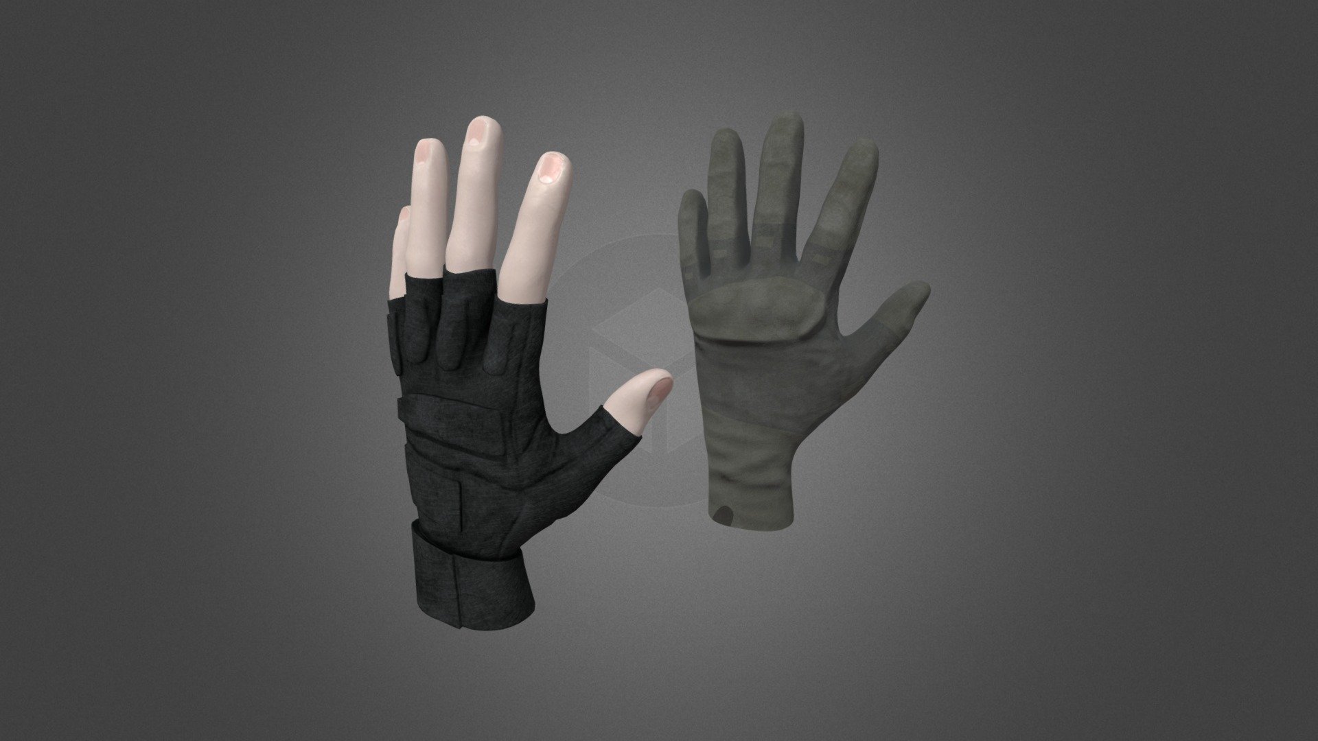 Gloves - Download Free 3D model by buh (@buh-late) [d26338d] - Sketchfab