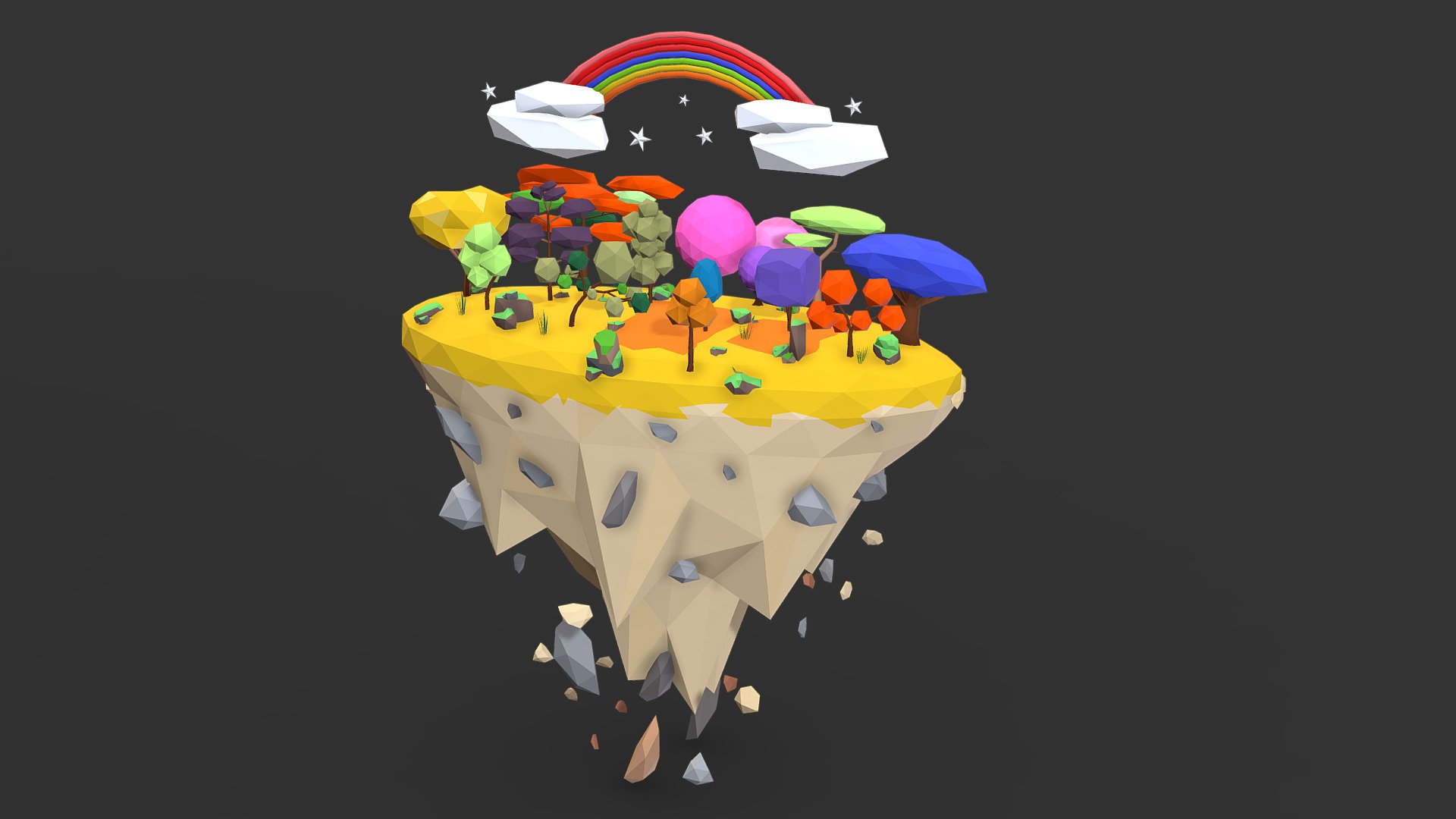 Spring Pack Of 3D Cartoon Models - Buy Royalty Free 3D model by Sidra ...