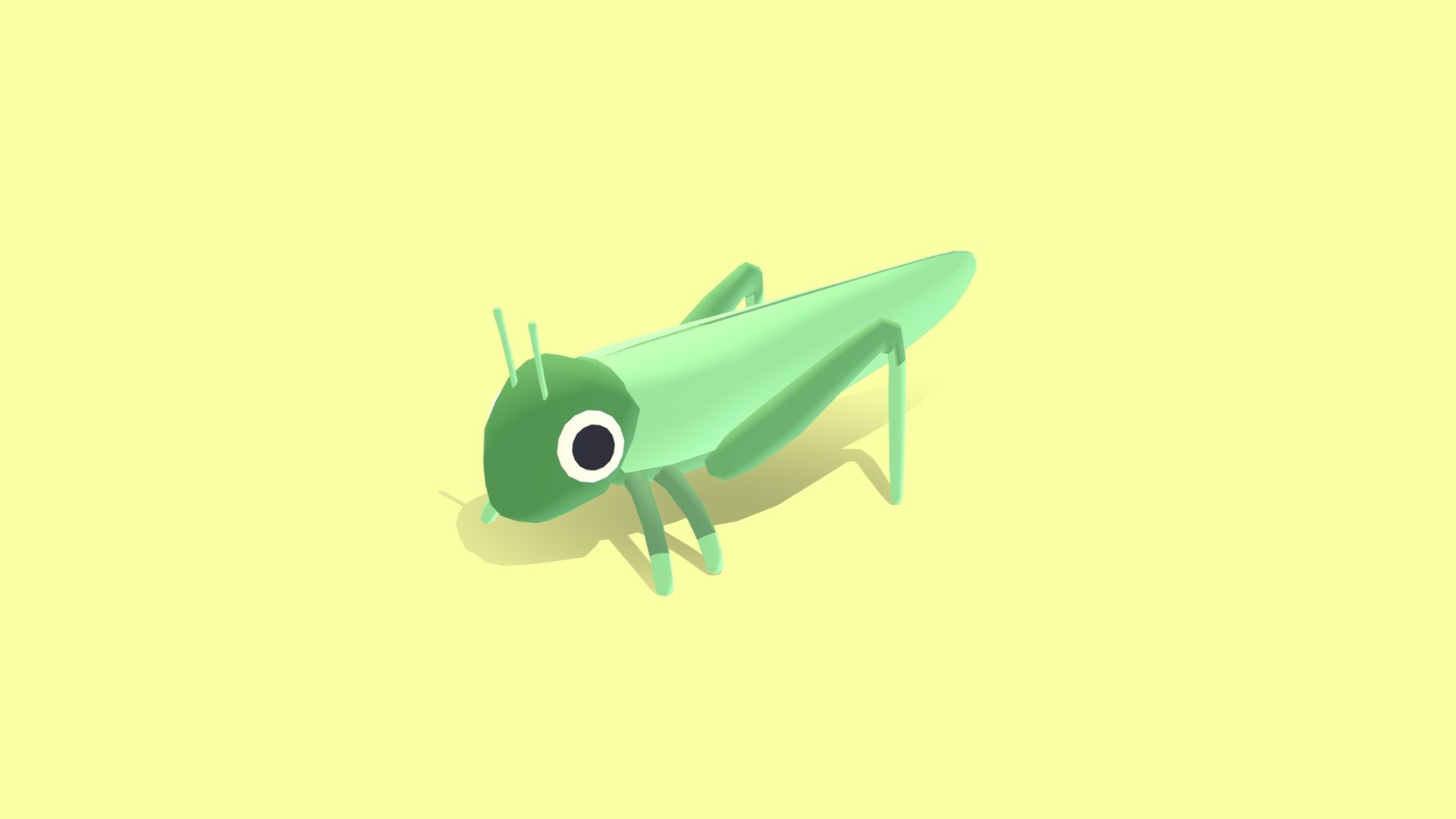 Sickle Bearing Bush Cricket - Quirky Series - 3D model by Omabuarts ...