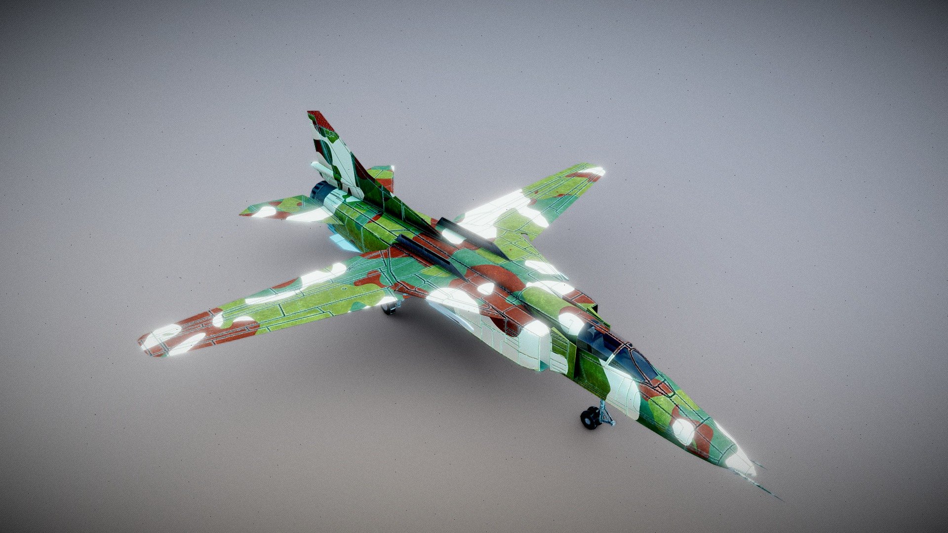MiG 27 - 3D model by Usman Zia (@Uxxman) [d267980] - Sketchfab
