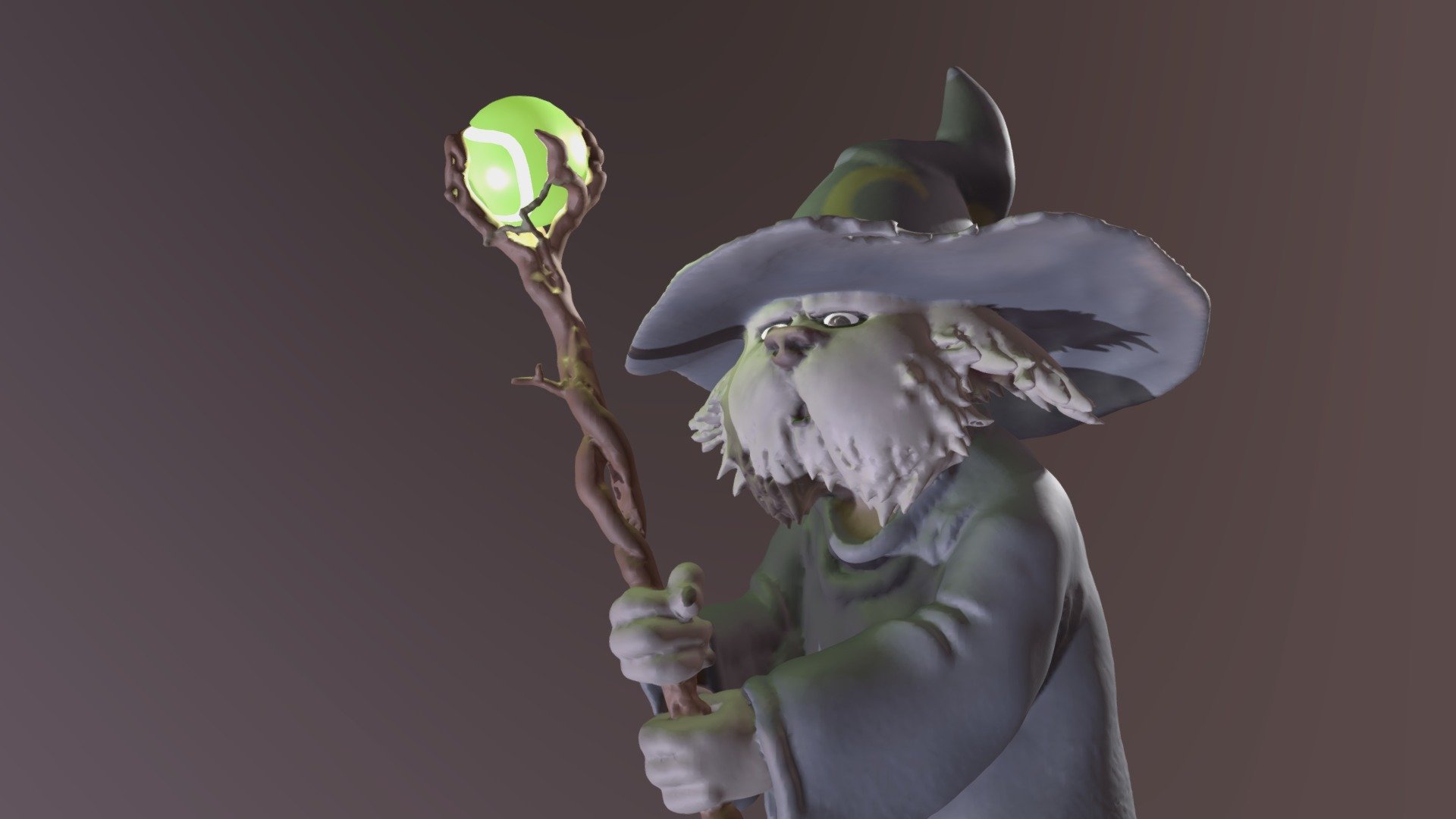 Dog Wizard - 3D model by Morganicism [d26c6f6] - Sketchfab