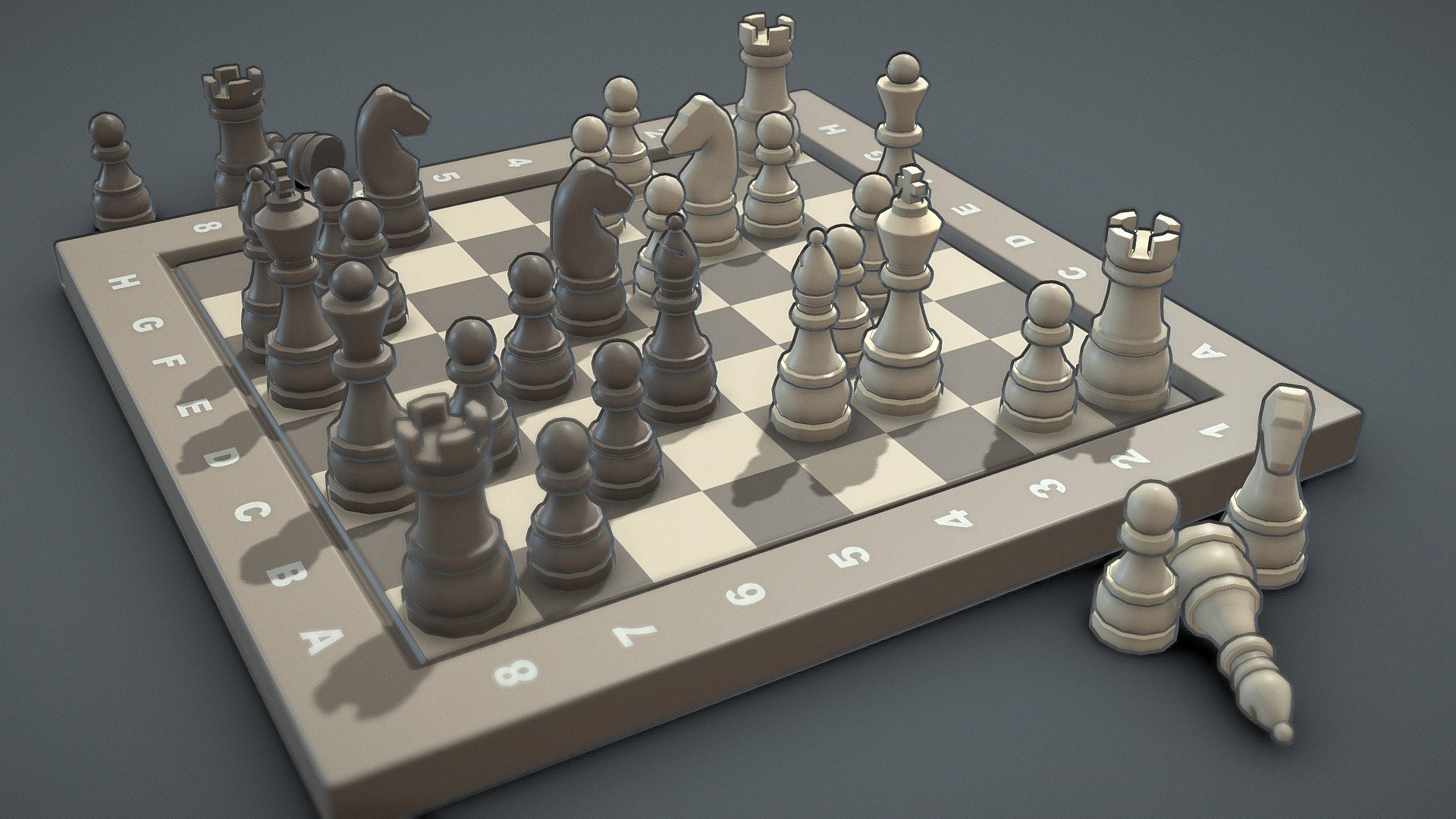 Props Pack - Chess - 3D model by PolyOne Studio (@polyone) [d26cb8b ...