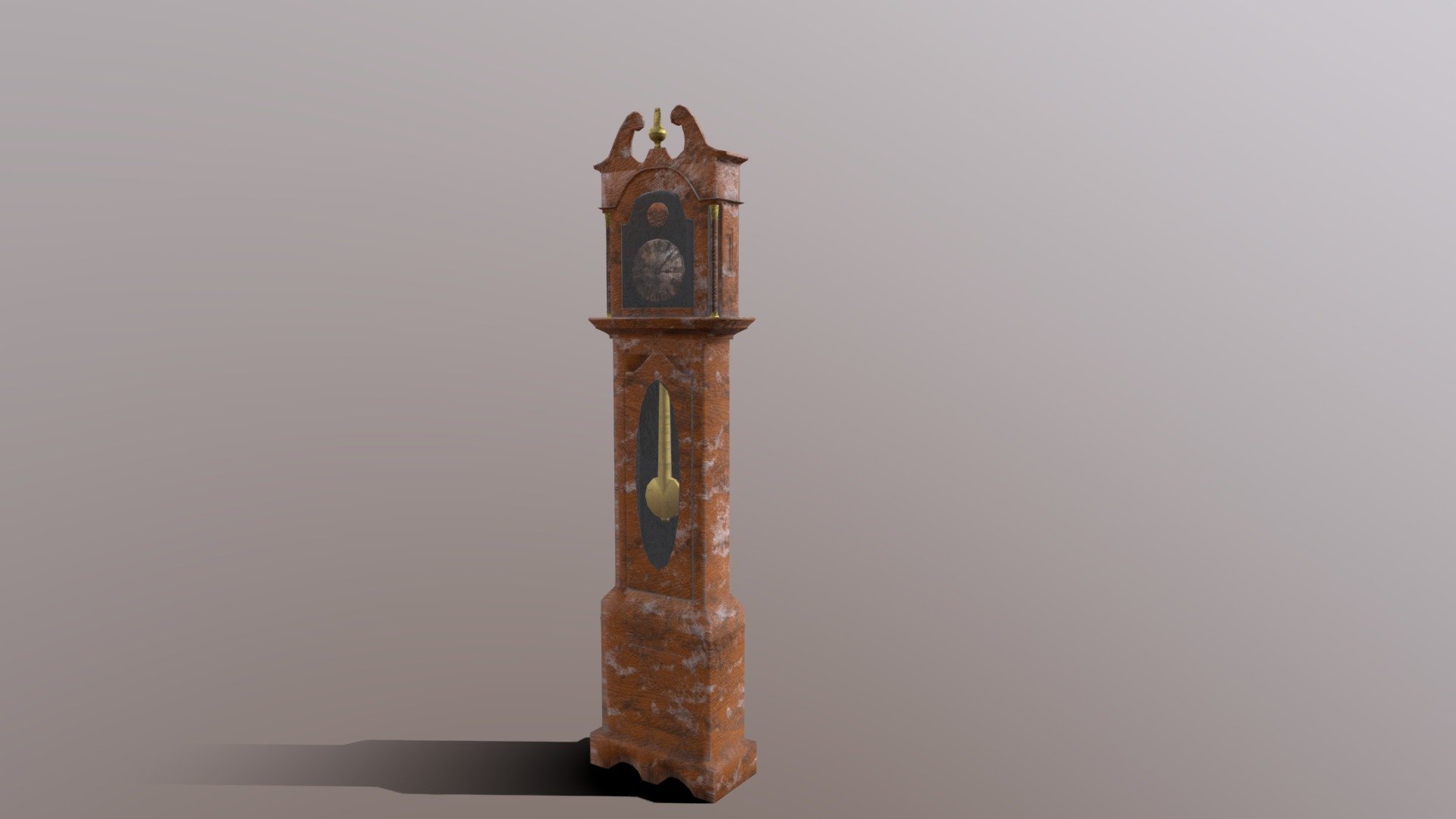 Victorian Grandfather Clock Prop - 3D model by mooncxke [d26f330 ...