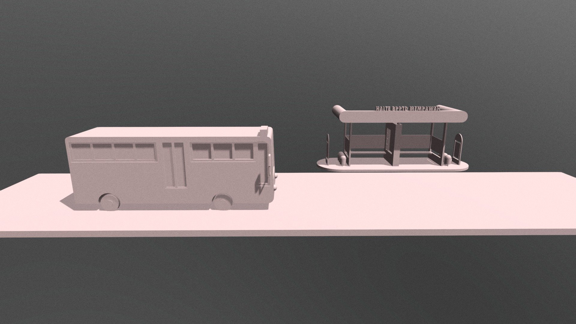 HALTE DAN BUS BPPTD MEMPAWAH - Download Free 3D model by Elya Nurhajiza ...