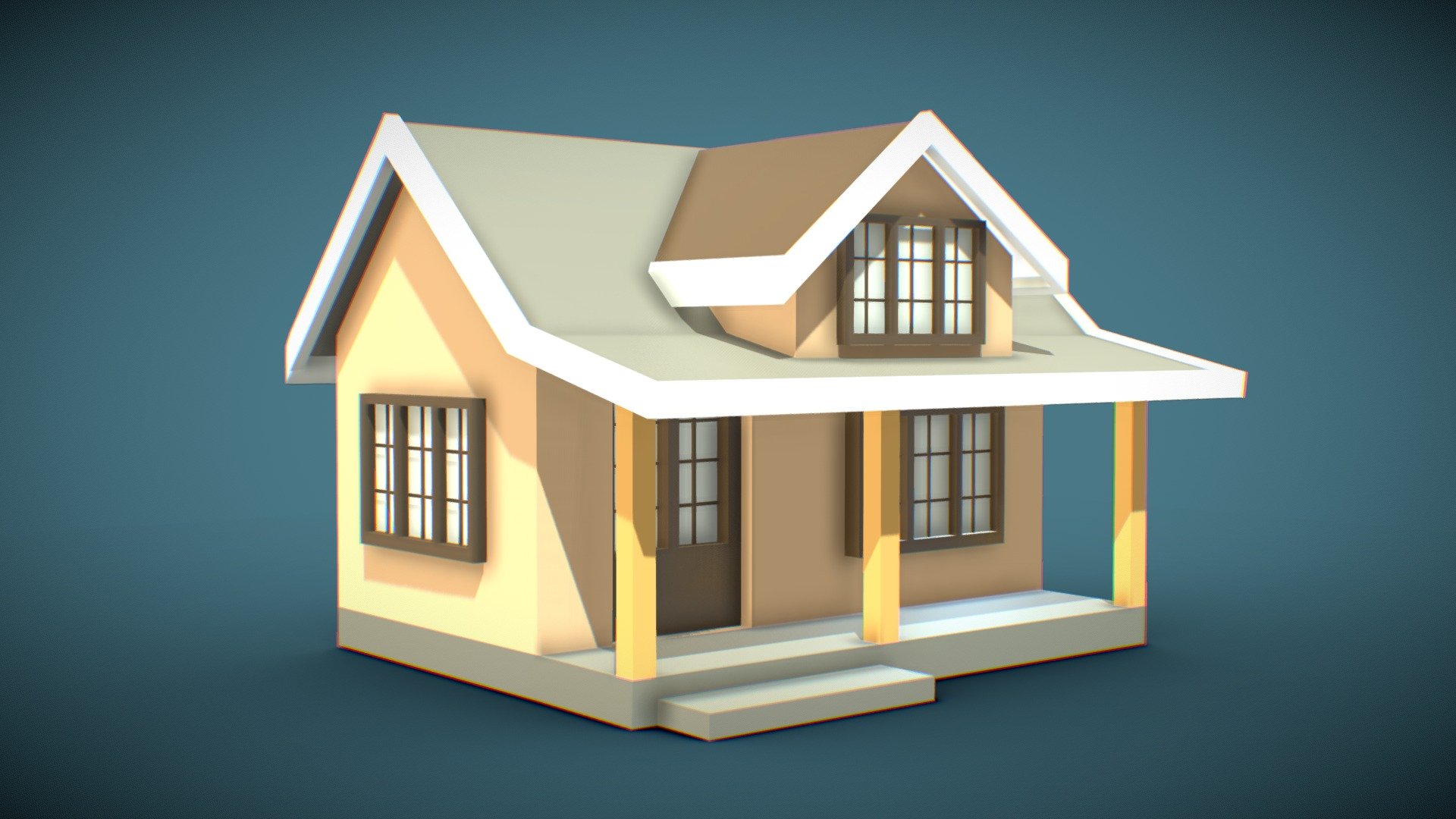 low poly house 3 - Download Free 3D model by POLYSCAN (@POLYSCAN3D ...