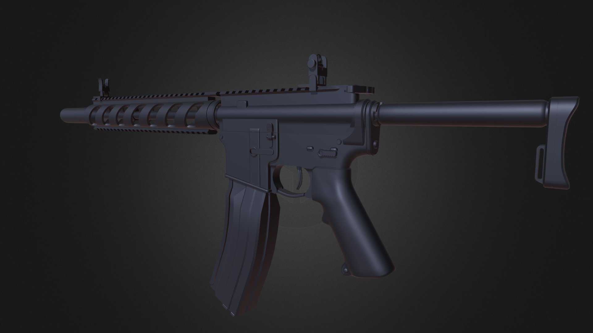 M4 Custom - 3D model by Legominds [d27325b] - Sketchfab