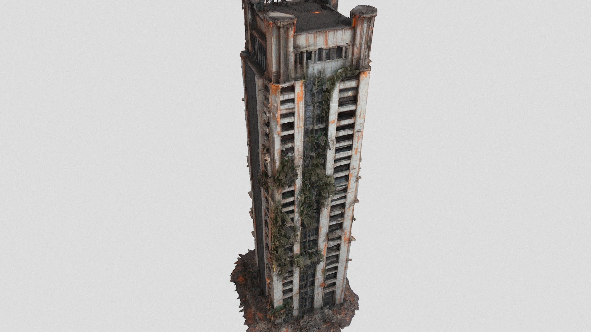 Skyscraper_Ruins_X_Alpha - Download Free 3D model by -X-ScornGames (@XX ...