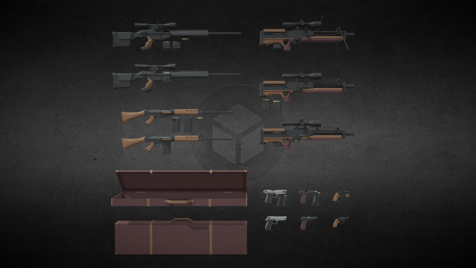Weapons - 3D model by Deumart [d2756c4] - Sketchfab
