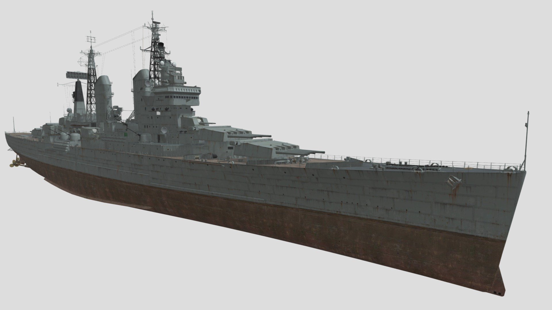 British Super Heavy Cruiser Leviathan - Download Free 3D model by 全斗焕 ...