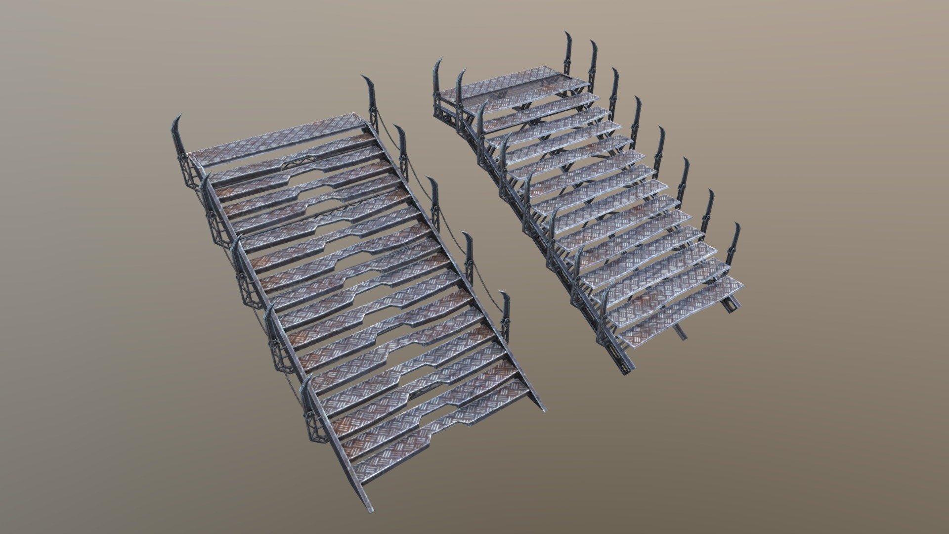 Dungeon Plant. Ladders - 3D model by DragD [d275e13] - Sketchfab