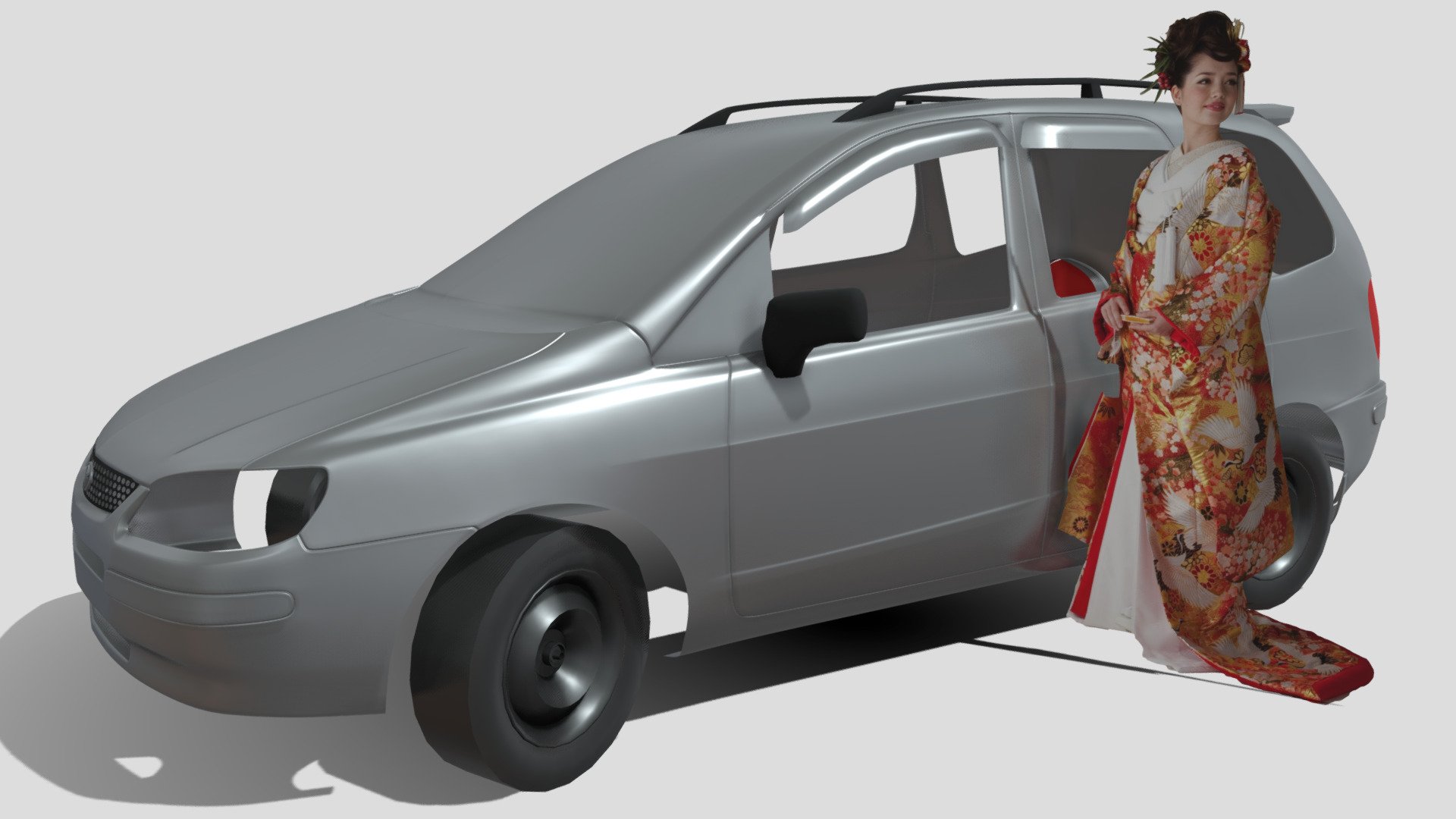 Toyota Corolla Spacio 98 - 3D model by paperscan [d276693] - Sketchfab