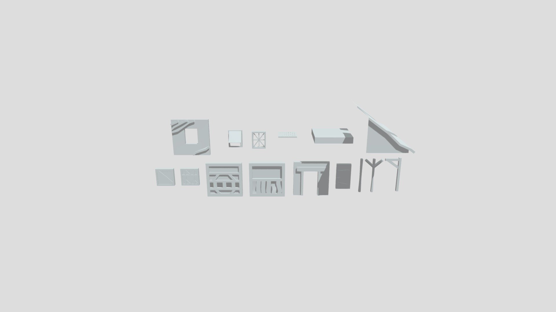 House Meshes - 3D model by ozgea [d278387] - Sketchfab