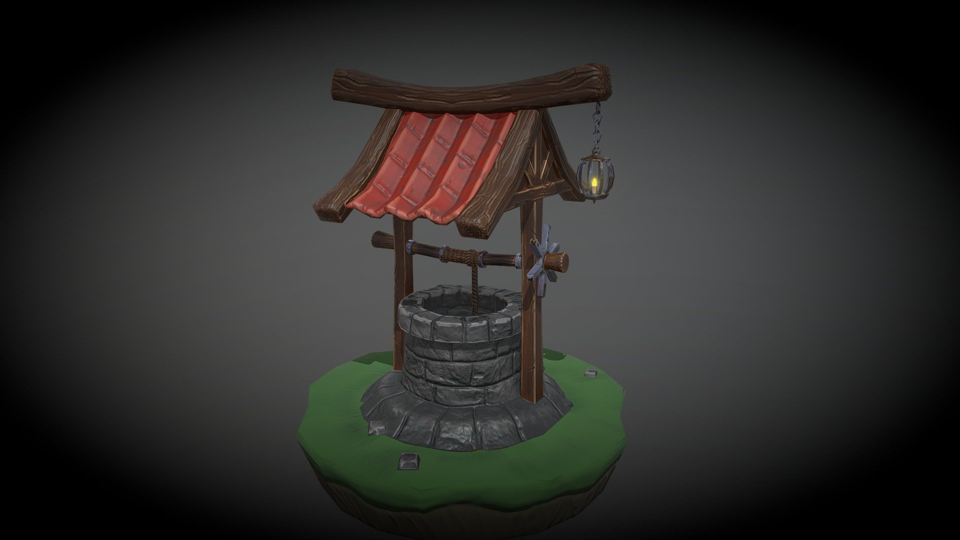 Stylized Well - Download Free 3D model by Natali_Voitova [d27868f ...