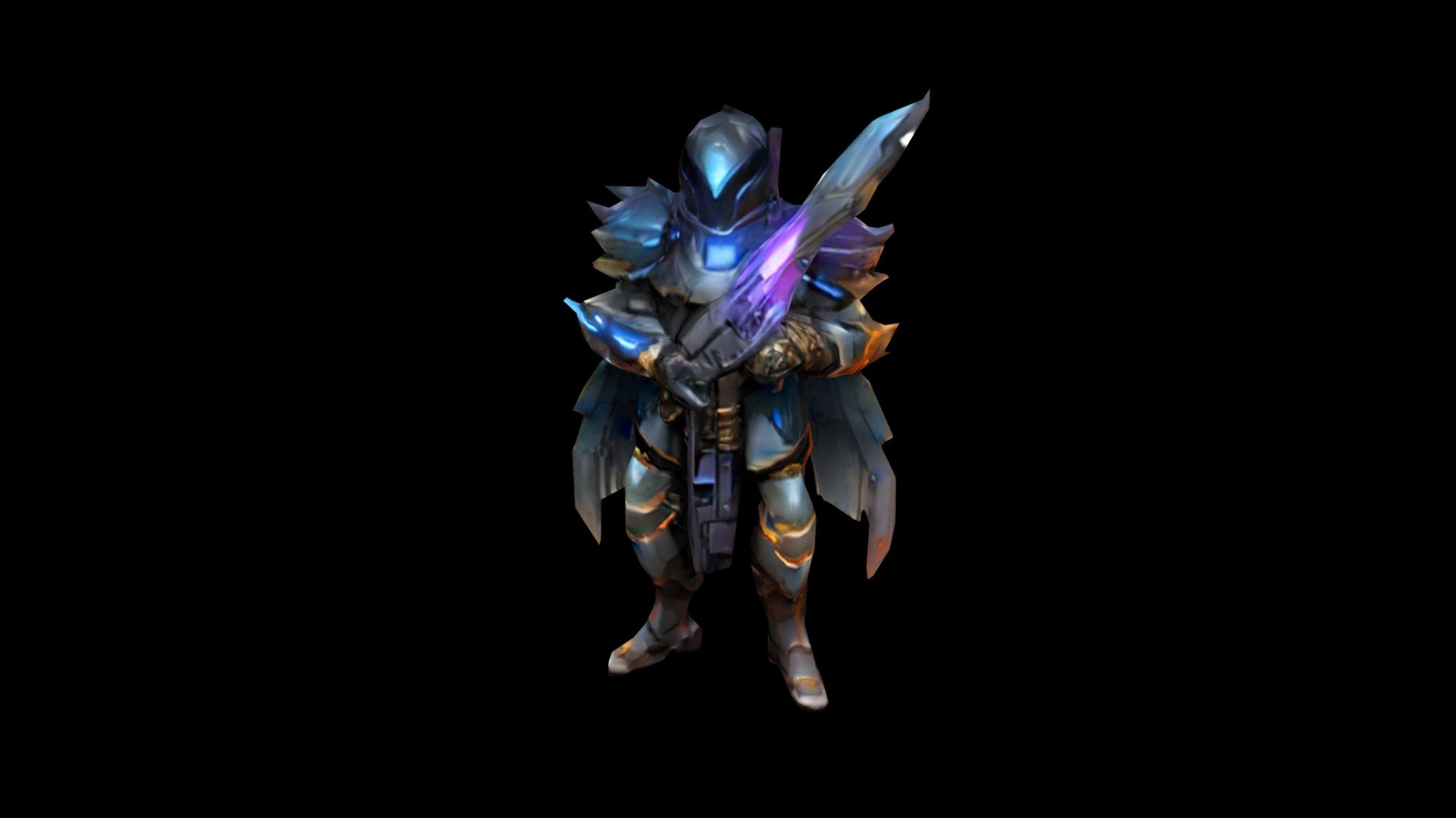 The Robo Knight with Cyber Spear - Download Free 3D model by klrxyz ...