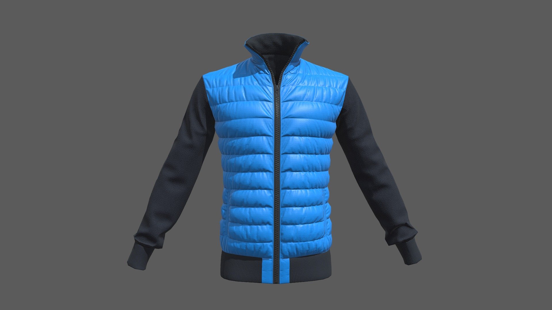 Blue Winter Jacket - Buy Royalty Free 3D model by polyfarm [d279acb ...
