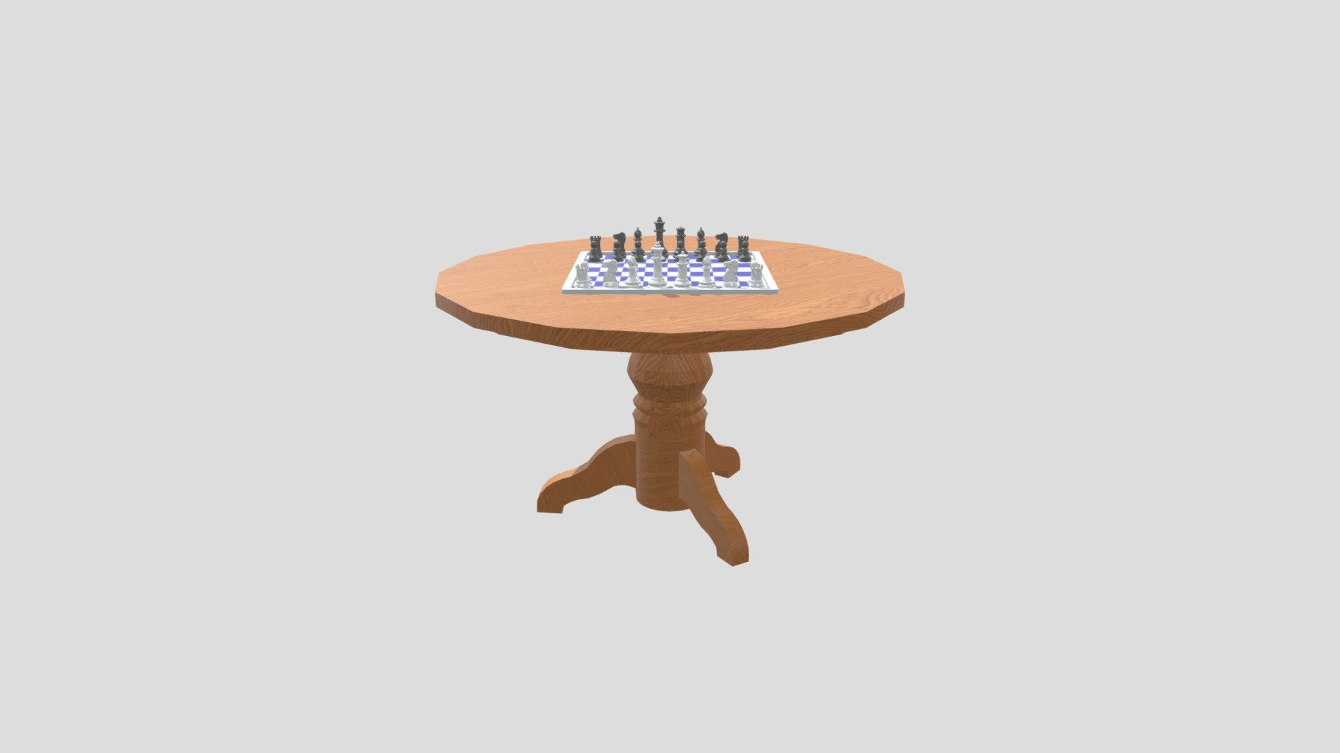Chess and Table - 3D model by Jasosi [d279eb4] - Sketchfab