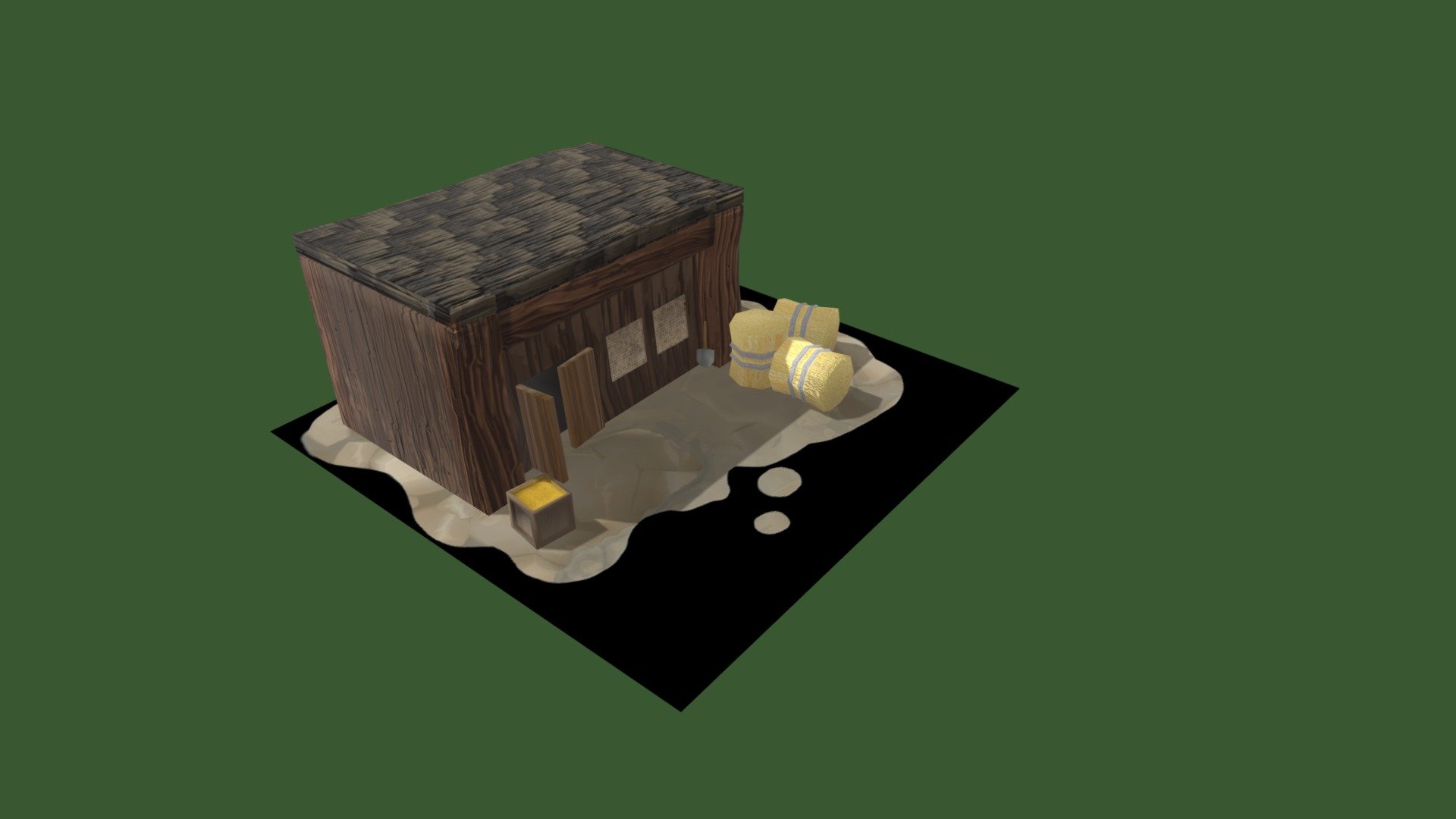 Farm-hut Final - 3D model by Scott (@unownlord) [d27b5bc] - Sketchfab