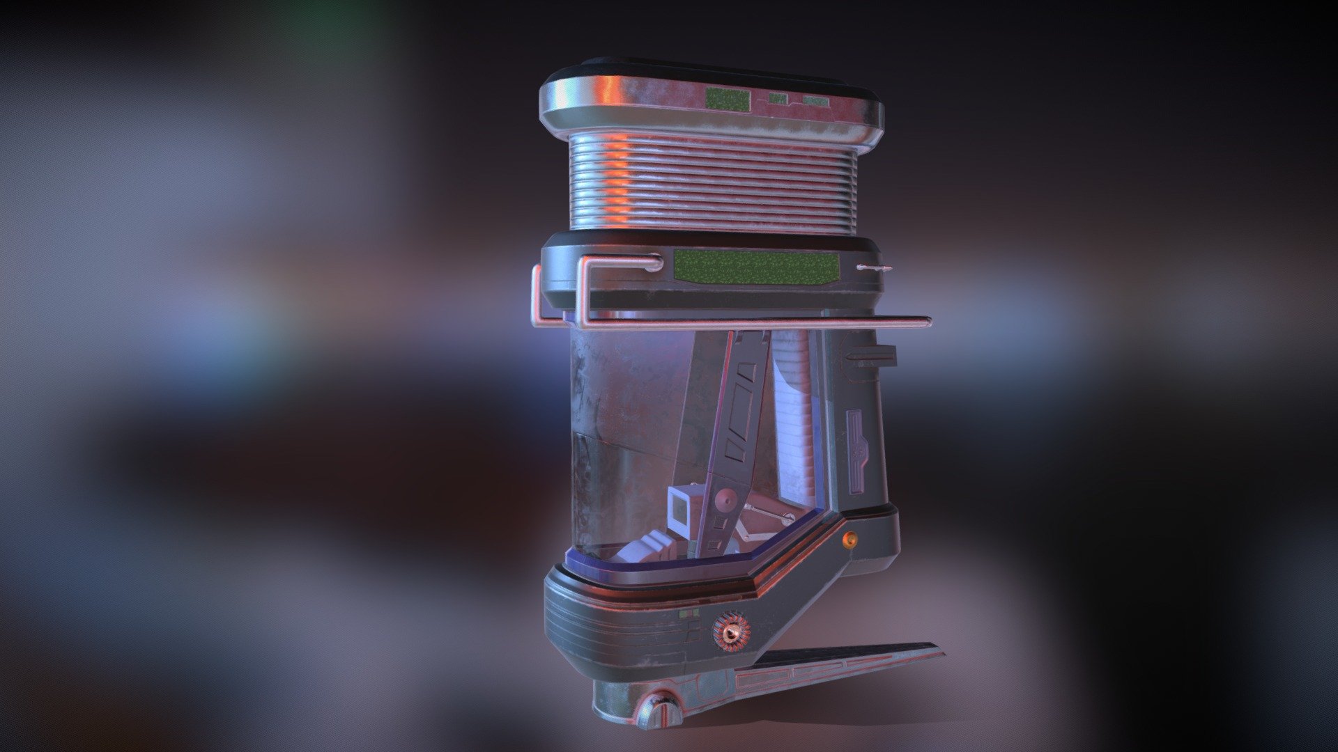 Advanced Sci-fi energy device - Buy Royalty Free 3D model by Dorin ...