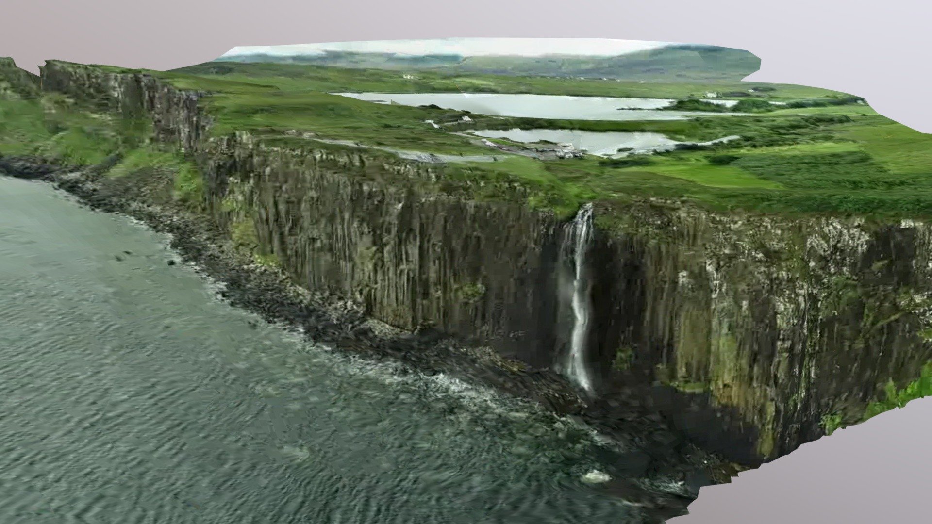 Scotland Cliffside View - Download Free 3D model by brucelamond ...