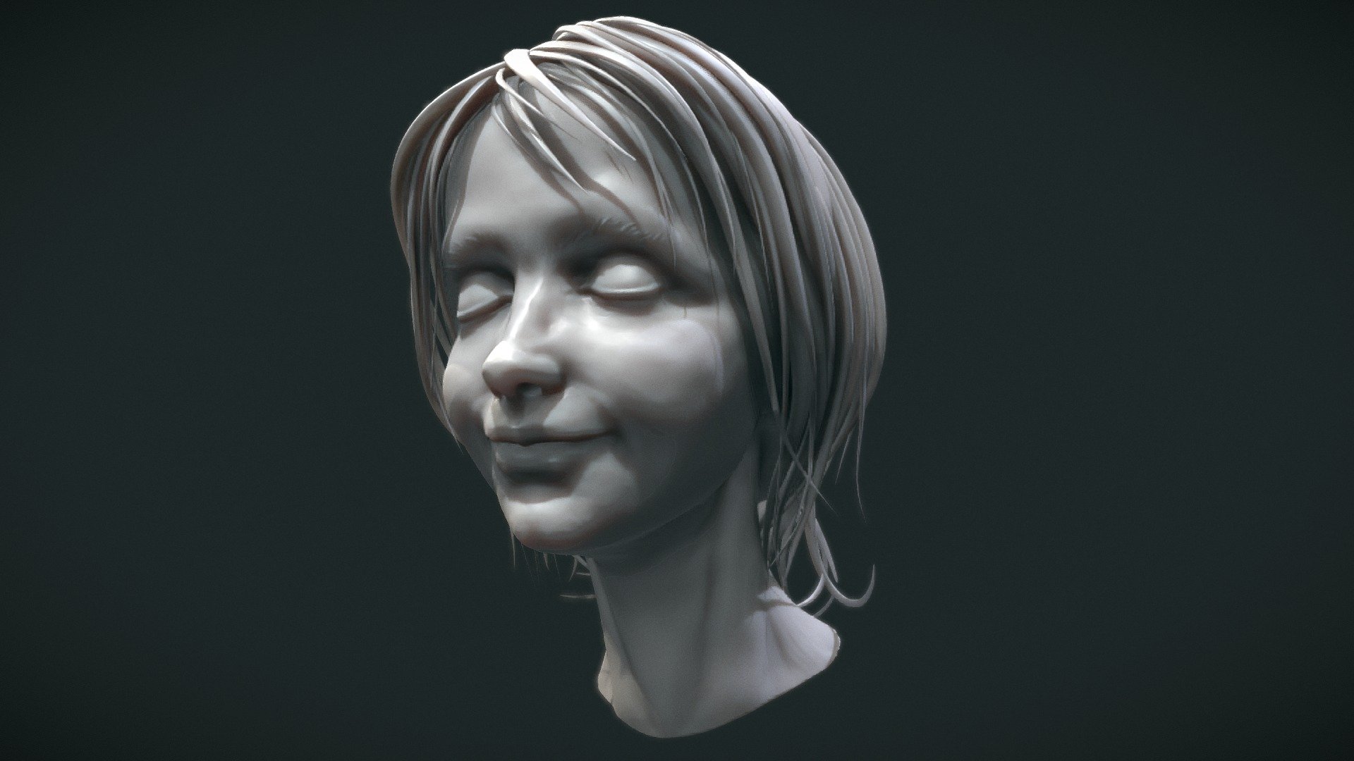 Lady of the seine - Rough sculpting - Buy Royalty Free 3D model by ...