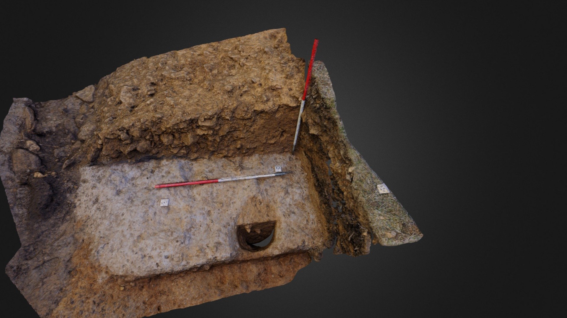 Roulston 2015 Box Rampart part section - 3D model by Professor Dominic ...