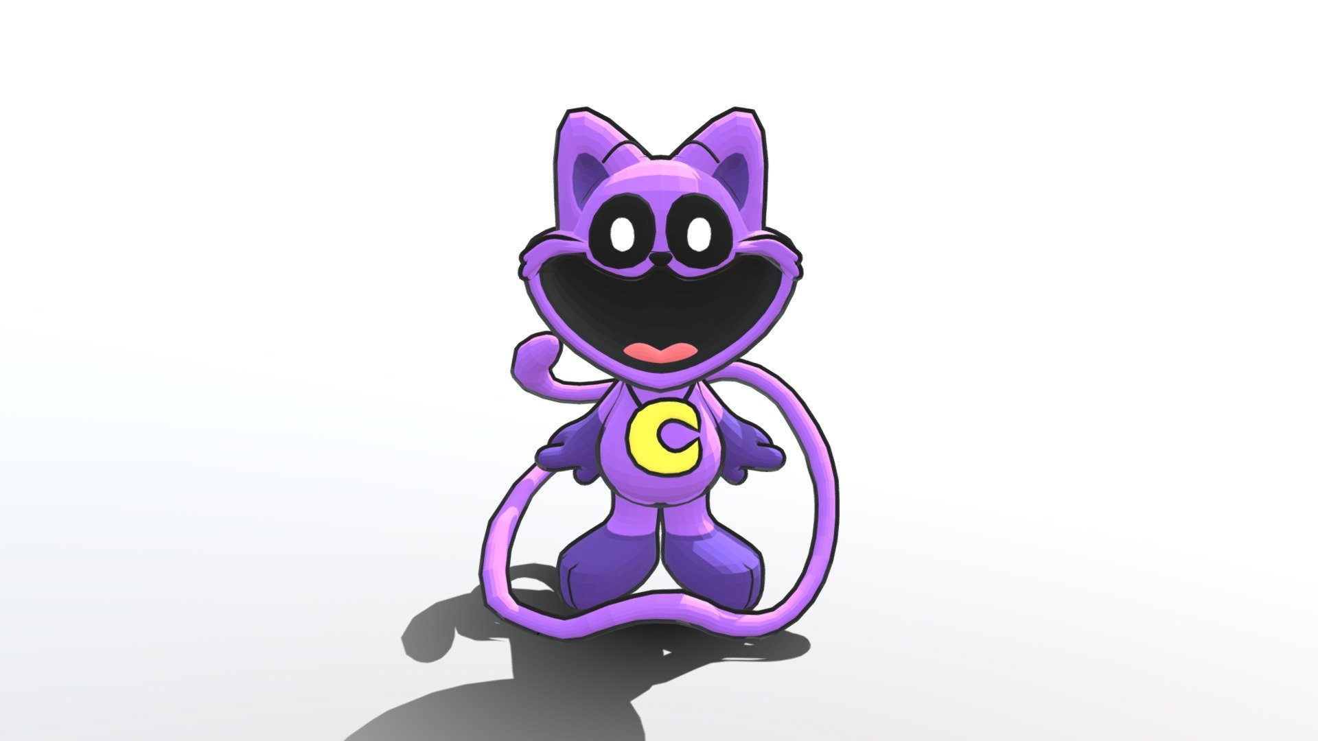 Catnap-poppy-playtime 3d model - Download Free 3D model by ...