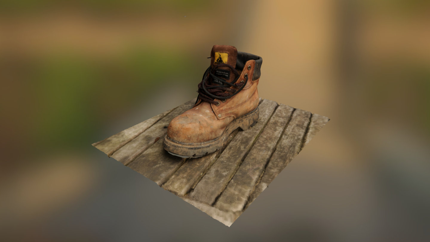 Old Boot - 3D model by coppertreemedia [d281ed2] - Sketchfab