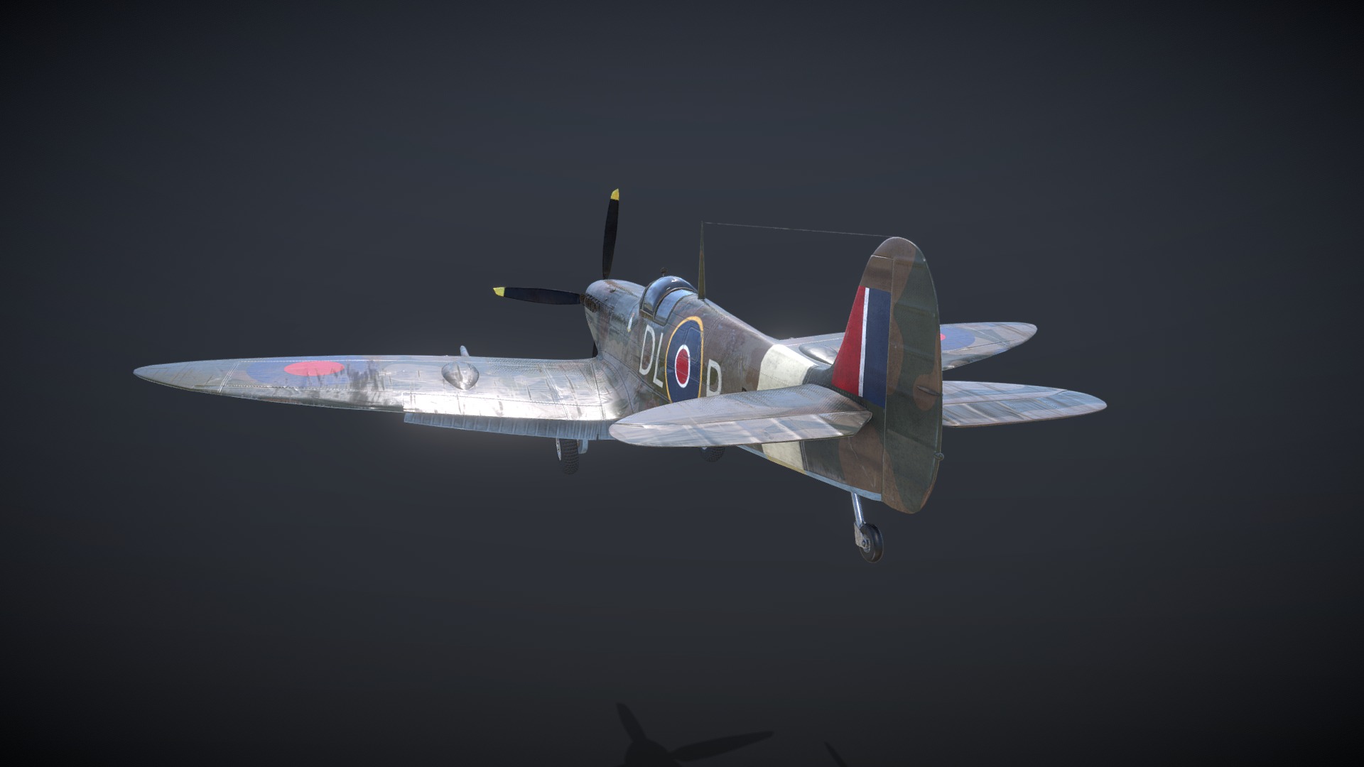 Spitfire IX - 3D model by patguilbo [d2821ca] - Sketchfab