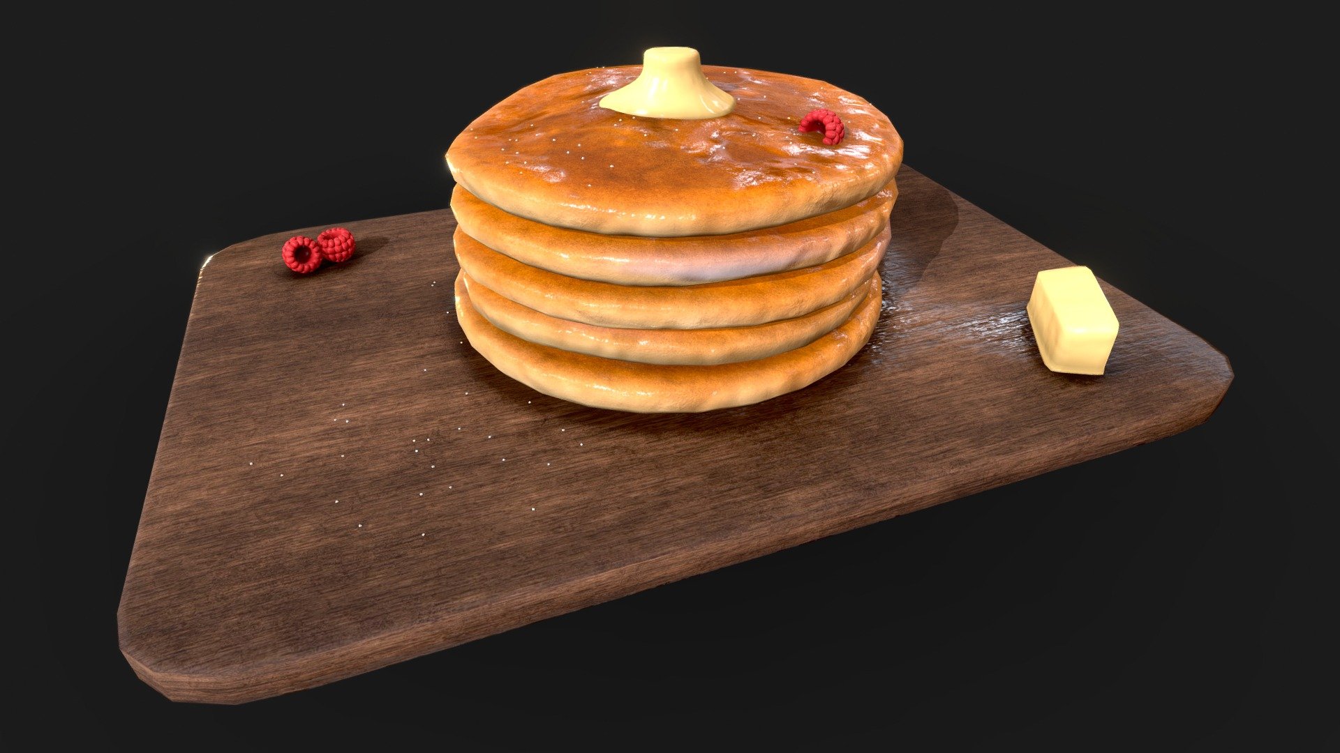 Pancakes PBR - Buy Royalty Free 3D model by Daniil Kulinich (@dk_artist ...