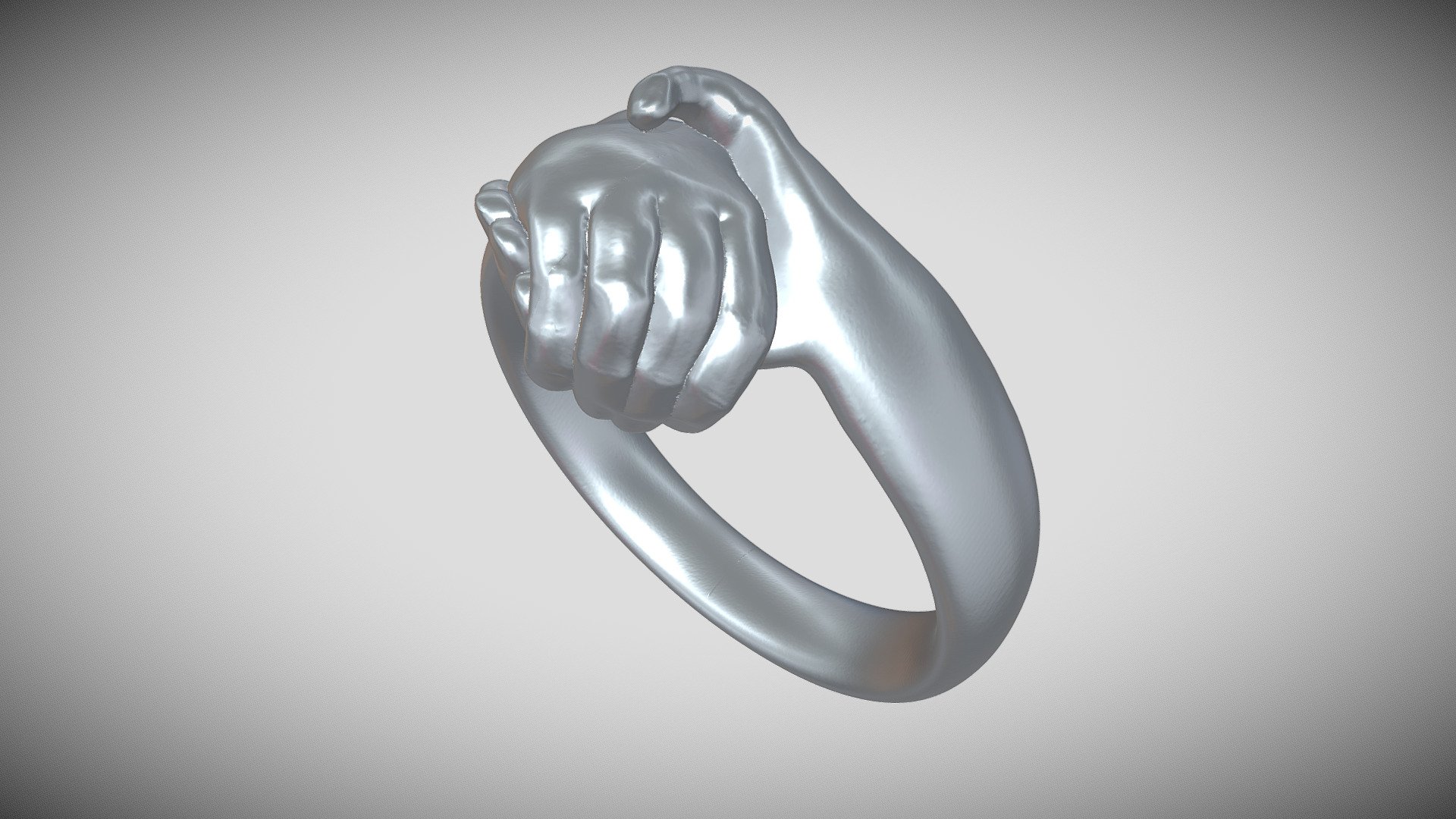 Handshake Ring - Buy Royalty Free 3D model by KDesigns [d284048 ...