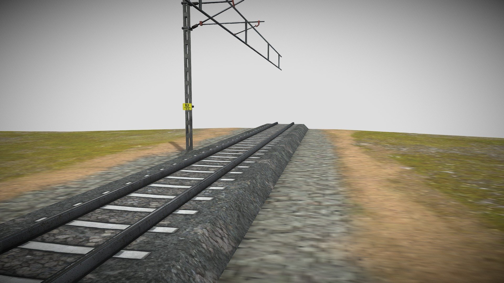Indian Railway Track Terrain (Modular) - Download Free 3D model by ...