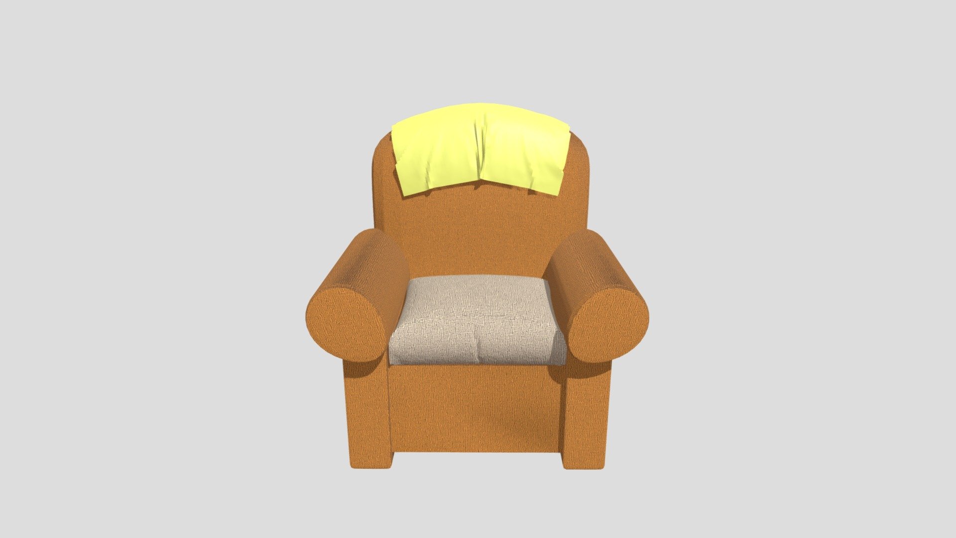 Couch (inspired by Undertale) - Download Free 3D model by asuperpanda ...