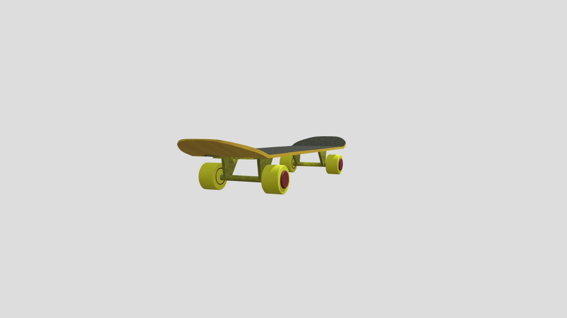Skateboard Model - Download Free 3D model by Ottertoons [d284dc4 ...