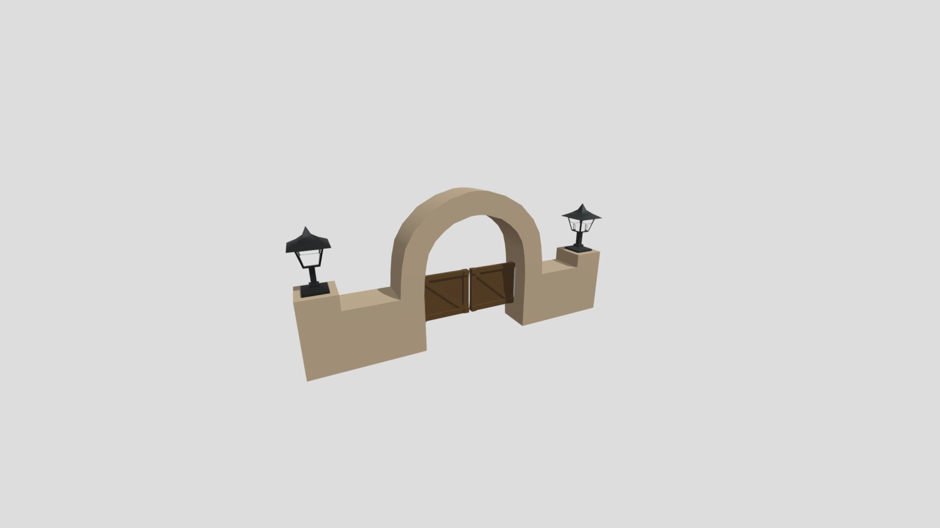 Main Gate - Download Free 3D model by IceCleric [d2865d3] - Sketchfab