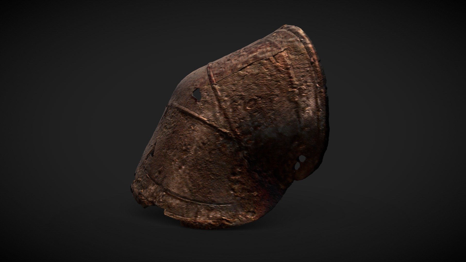 Couter of an armour - 3D model by Geschichts- und Burgverein ...