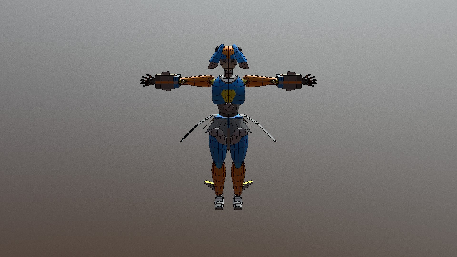 Female Toy Game Character - 3D model by Samantha Wills (@samanthawills ...