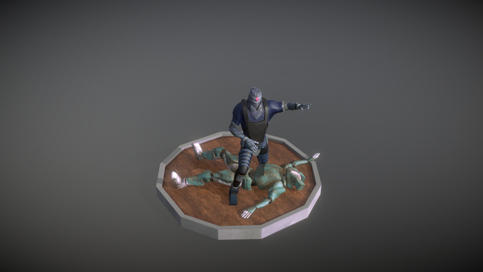 Player vs. Enemy AI - 3D model by Itcra [d287f70] - Sketchfab