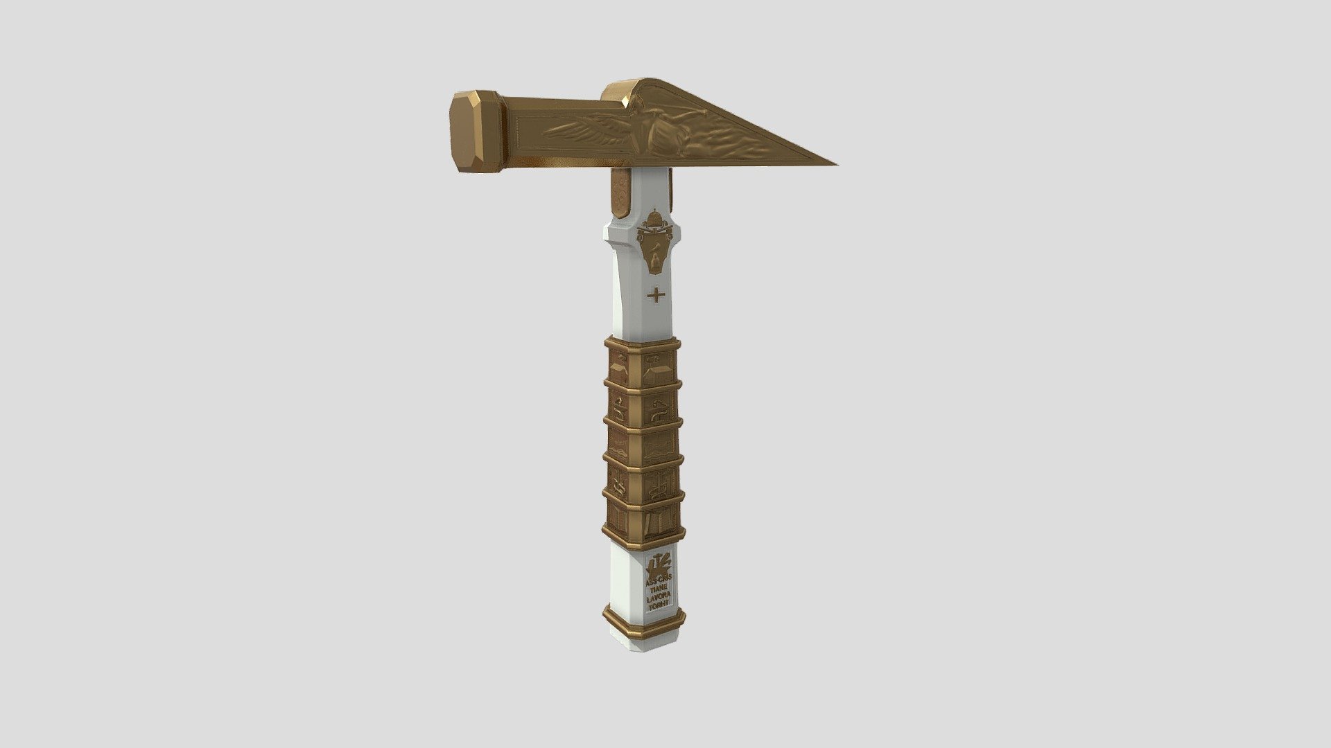 Holy Hammer - 3D model by OldRepublic [d289c92] - Sketchfab