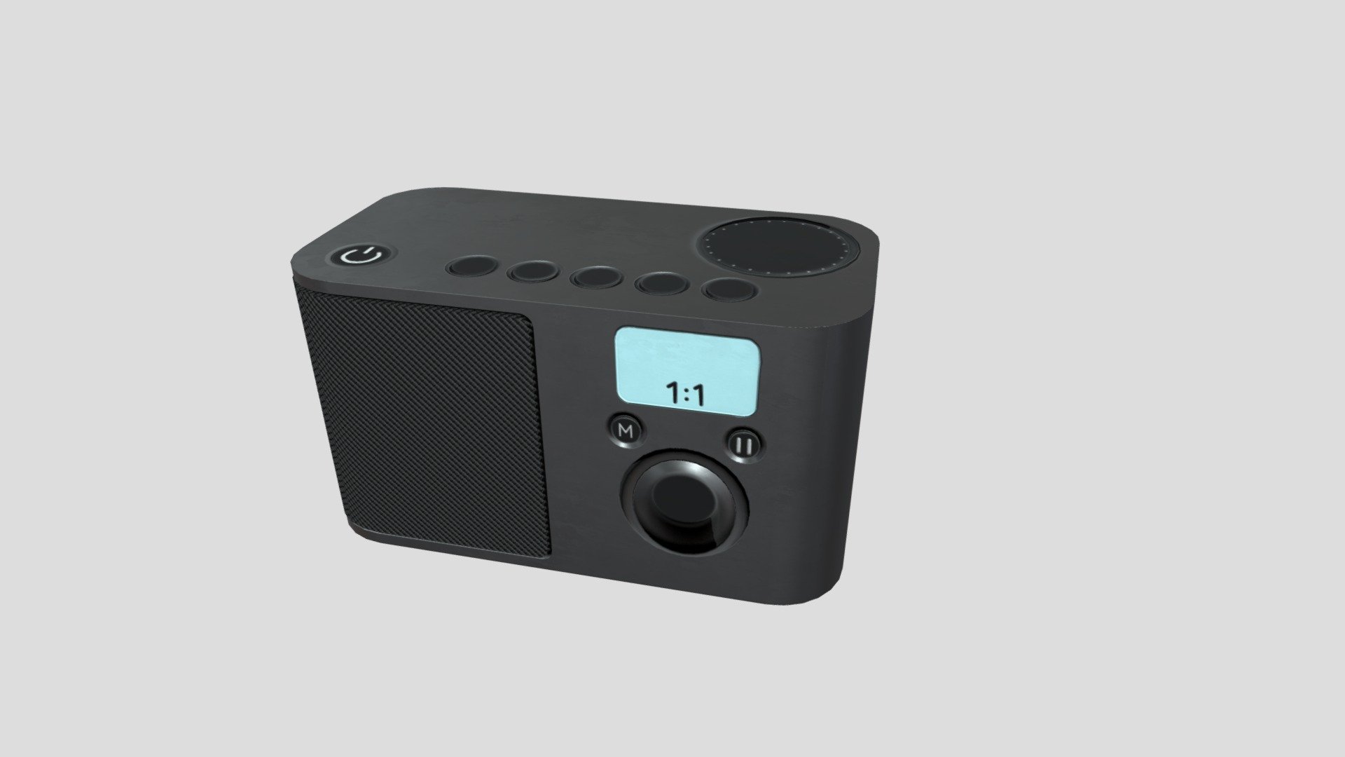 Low Poly Radio - 3D model by Bertas [d28a13d] - Sketchfab