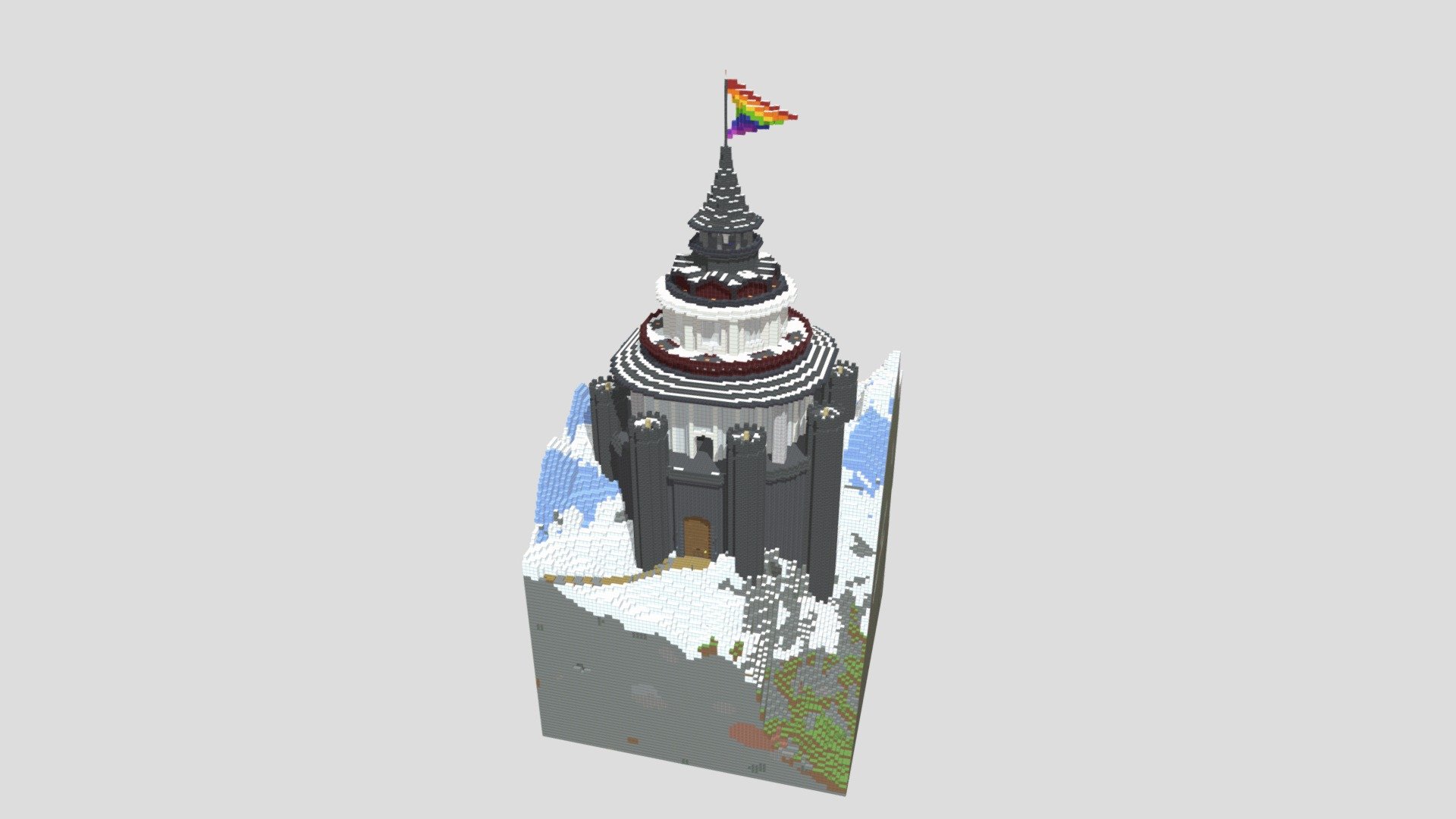 Minecraft 1.18 Survival Mega Base - Buy Royalty Free 3D model by ...