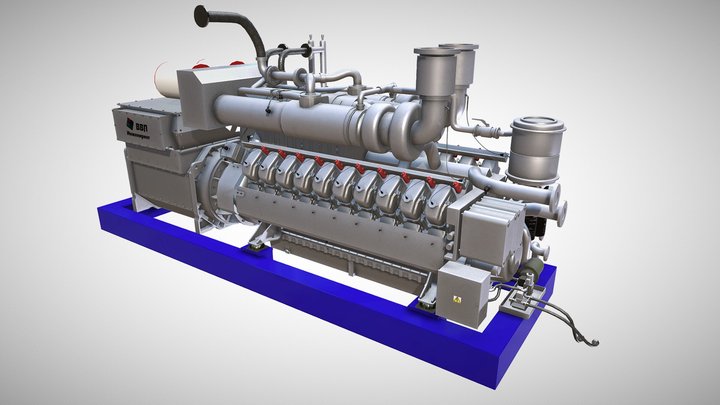 Genset 3D models - Sketchfab