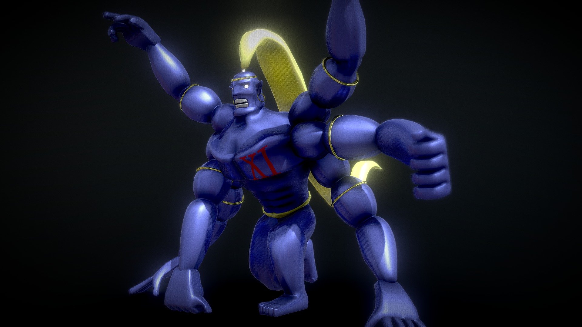 Maximum Six (Yugioh) - Buy Royalty Free 3D model by Yanez Designs ...