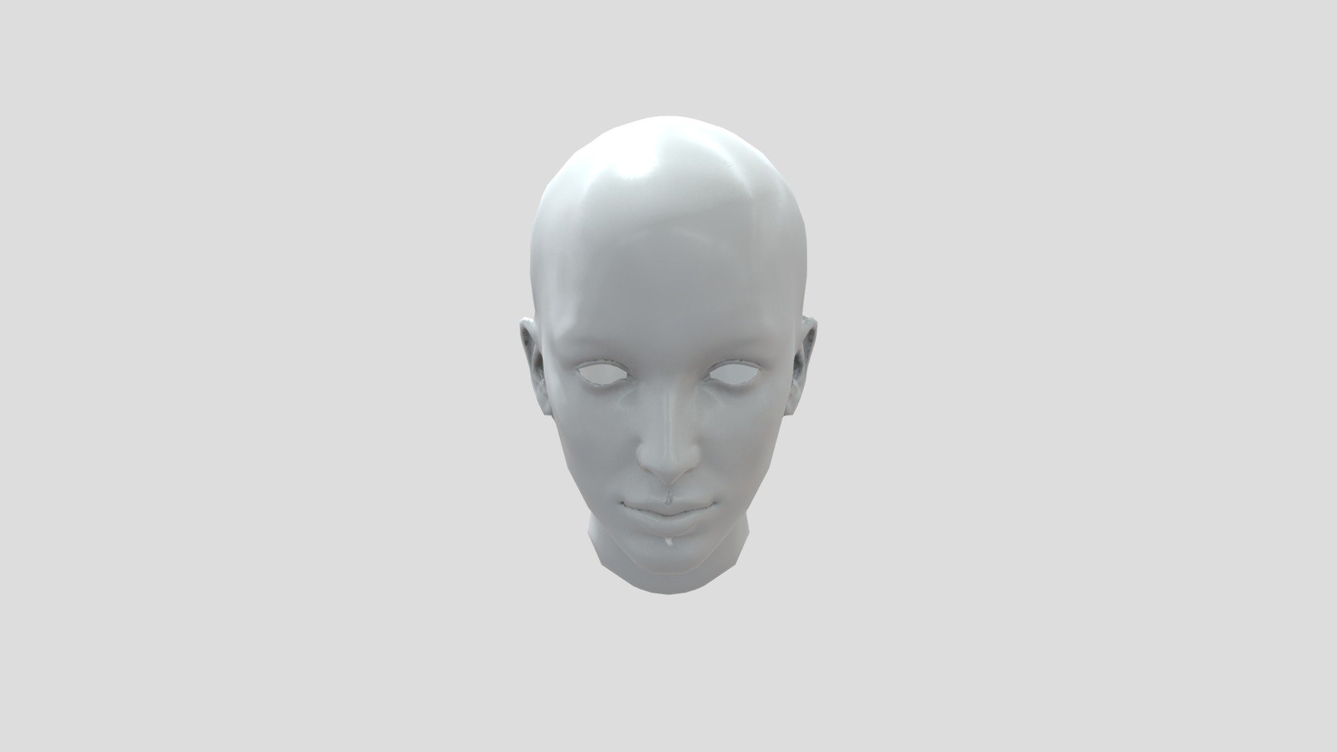 Low Poly Head - 3D model by jackboland [d291d2c] - Sketchfab