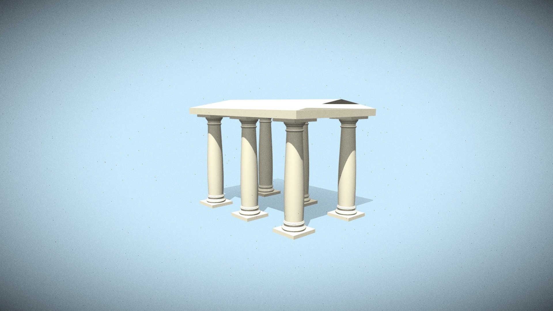 doric_pillar_week3 - Download Free 3D model by meka4 [d291f86] - Sketchfab