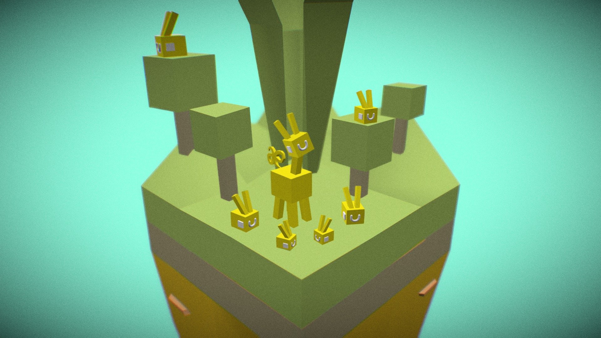 The Carrot Planet - 3D model by byAndreas [d292d7a] - Sketchfab