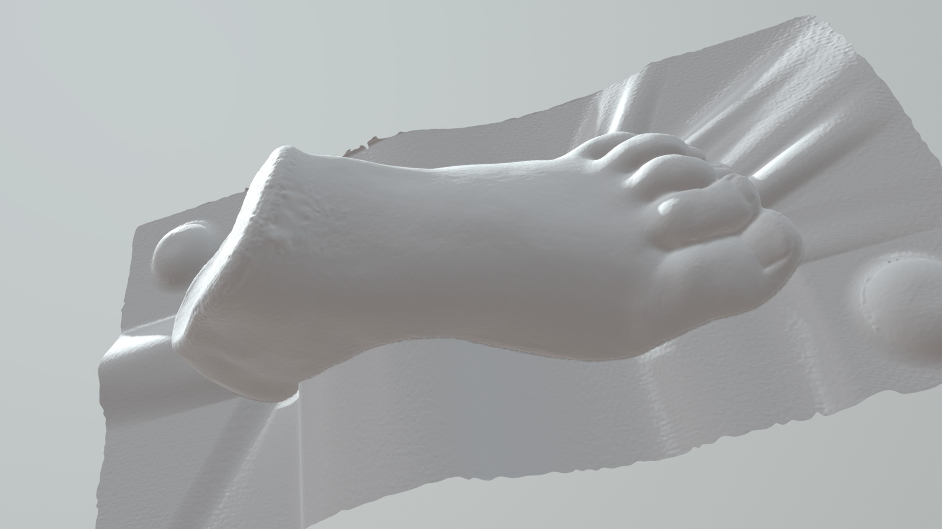Foot Mold - 3D model by TyrisSoftware [d293db0] - Sketchfab