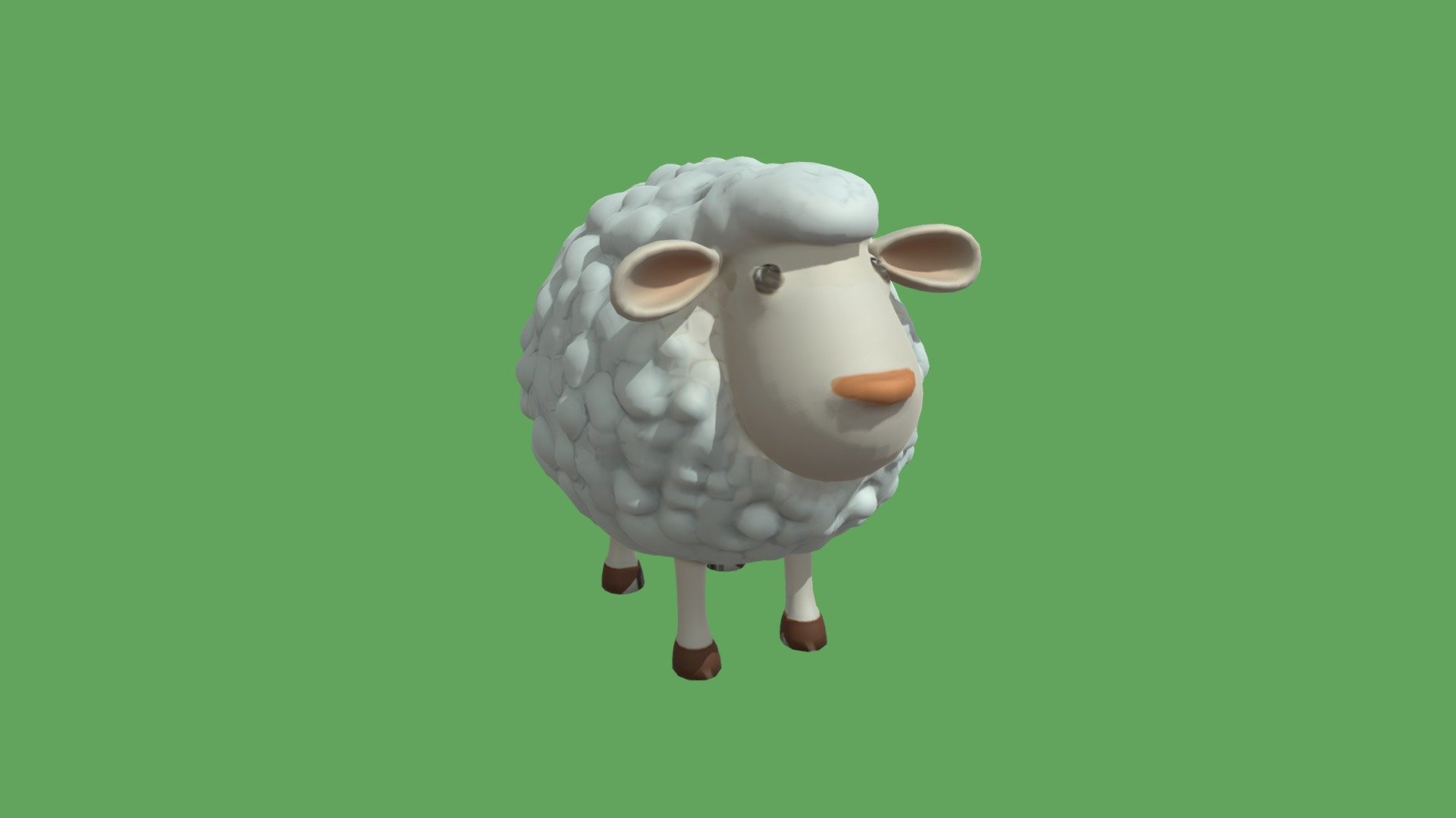 Charming Cartoon Sheep - Buy Royalty Free 3D model by bahija3d [d294929 ...